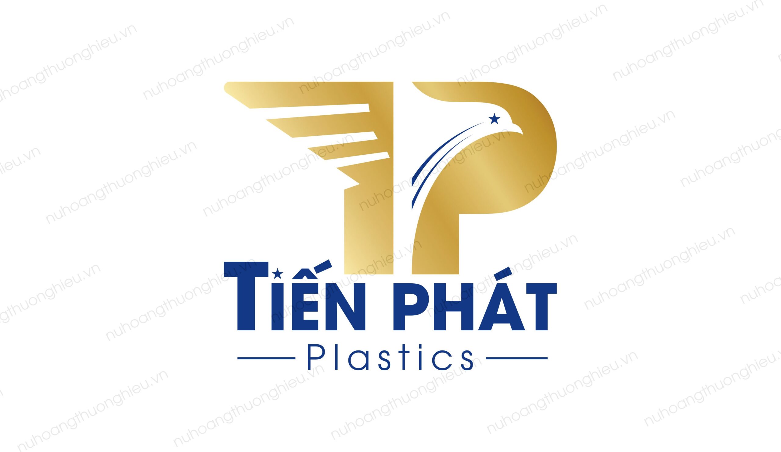 THIẾT KẾ LOGO TIẾN PHÁT PLASTICS - Queen Brand- Nữ Hoàng Thương Hiệu