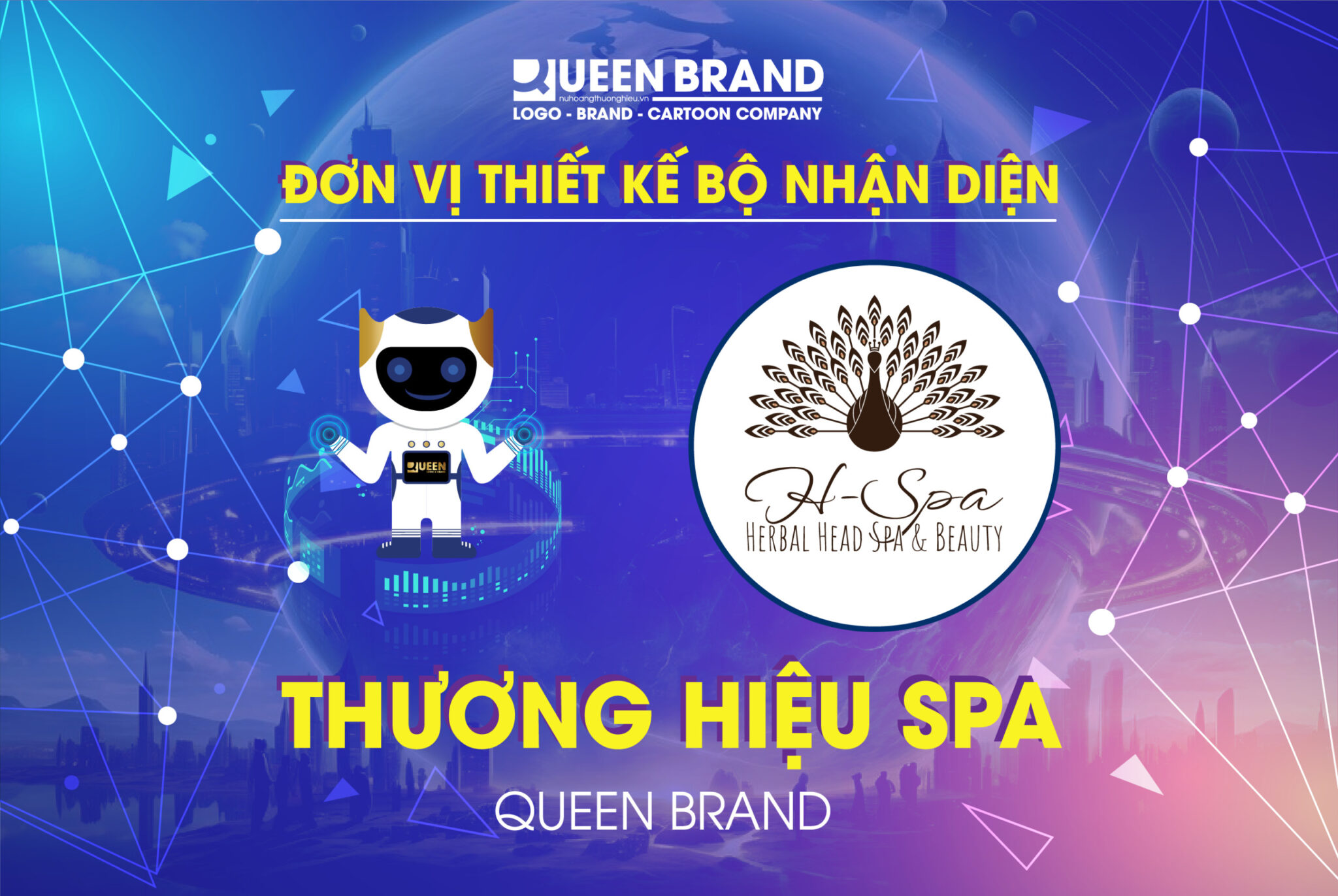 ĐƠN VỊ THIẾT KẾ BỘ NHẬN DIỆN THƯƠNG HIỆU SPA QUEEN BRAND - Queen Brand ...
